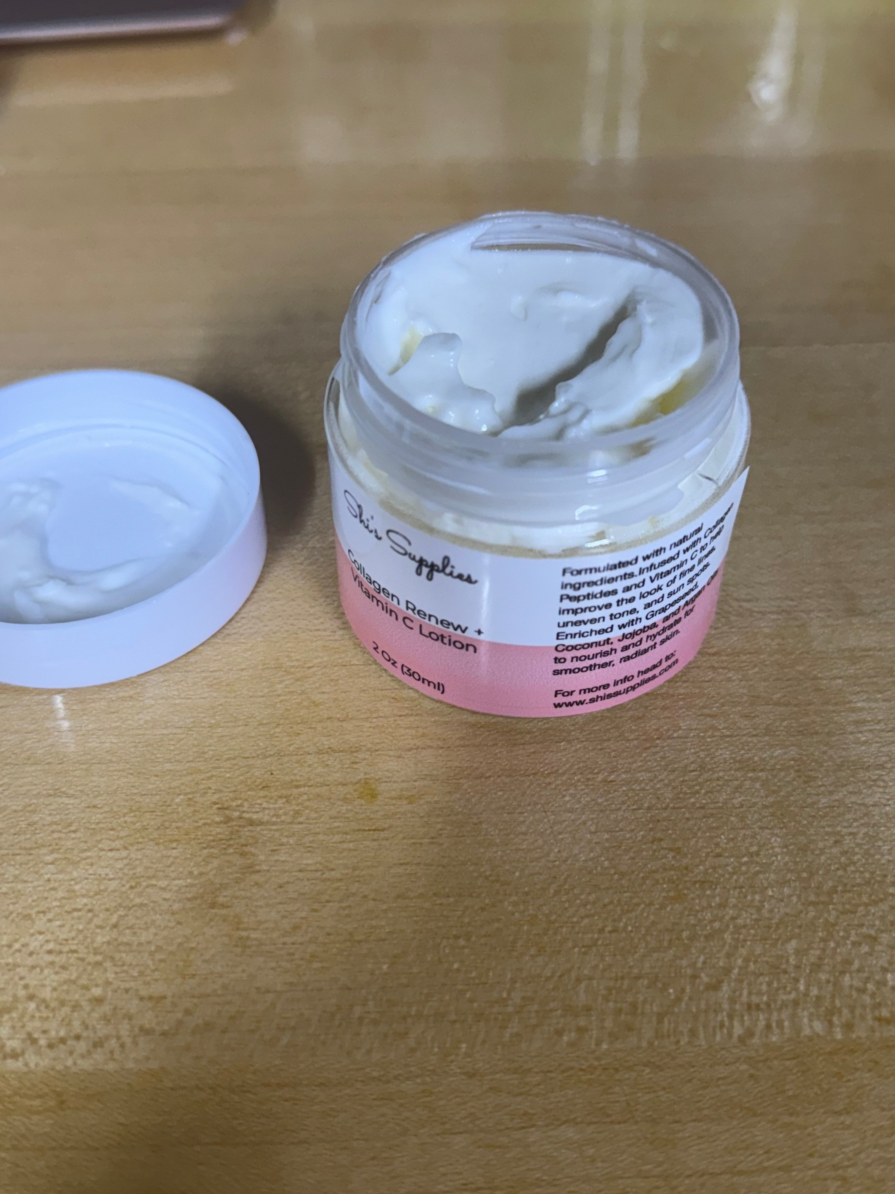 Collagen + Vitamin C Face Lotion – Shi's Supplies